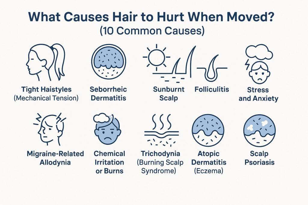 Why Does My Hair Hurt When I Move It? Causes & Relief | Aventus Clinic